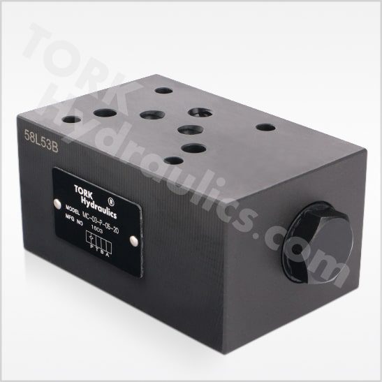 MC series modular check valves - Tork Hydraulics | Hydraulic