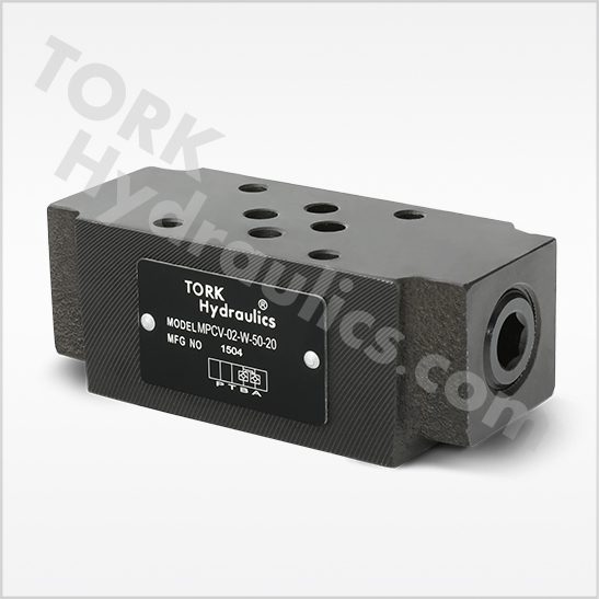 MPCV series modular pilot operated check valves - Tork Hydraulics ...