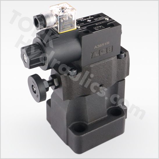 BS series low noise pilot operated relief valves / SBS series low noise ...