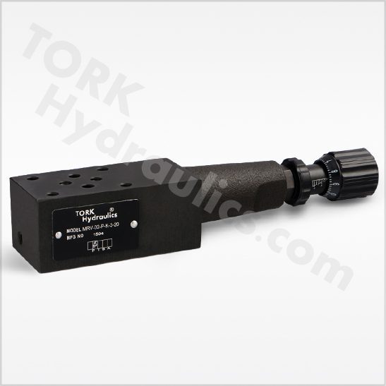 MRV Series Modular Relief Valves - Tork Hydraulics | Hydraulic