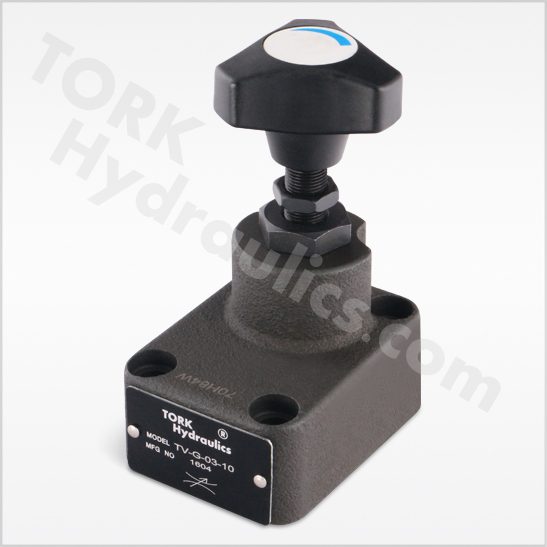 DV/DRV series throttle valves / throttle check valves - Tork Hydraulics ...